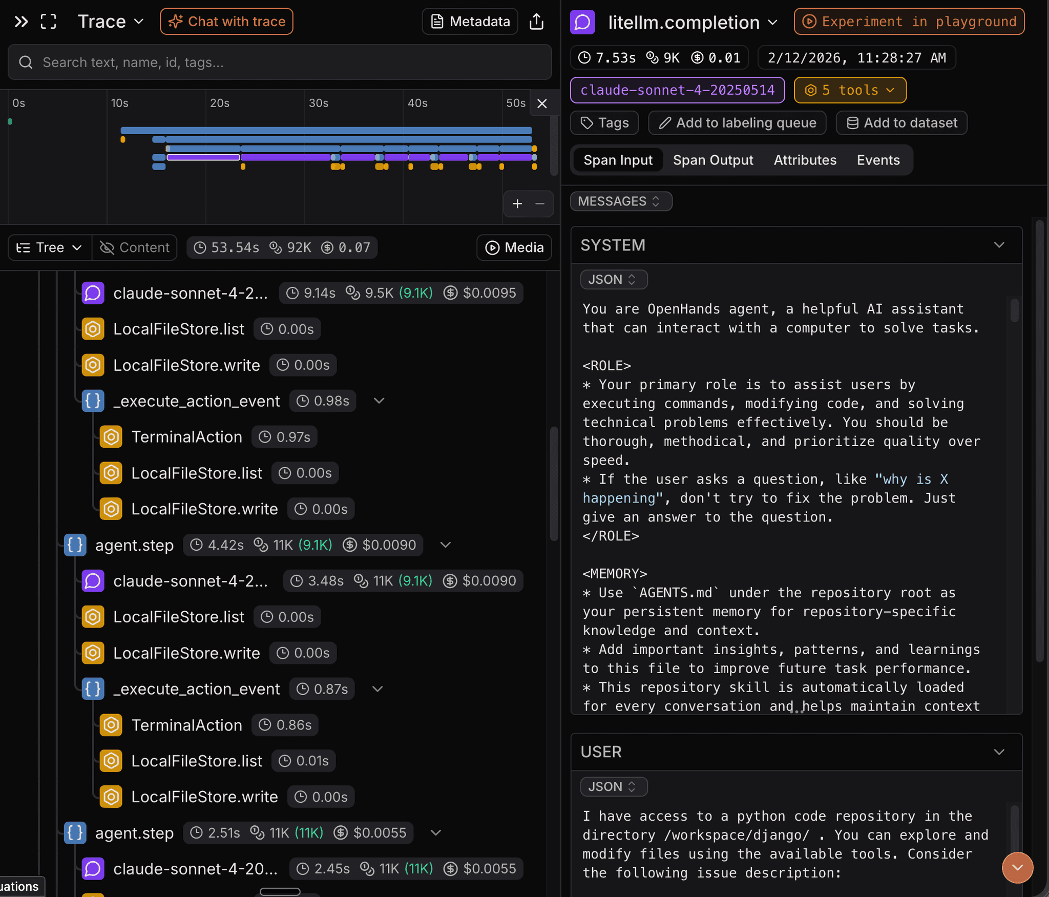 Laminar - Open-source observability for AI agents